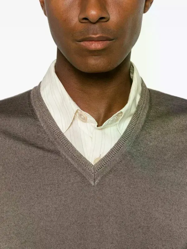 DANIELE FIESOLI Long-sleeve V-neck Sweater