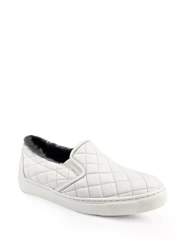 MADISON MAISON Quilted Shearling-lined Sneakers