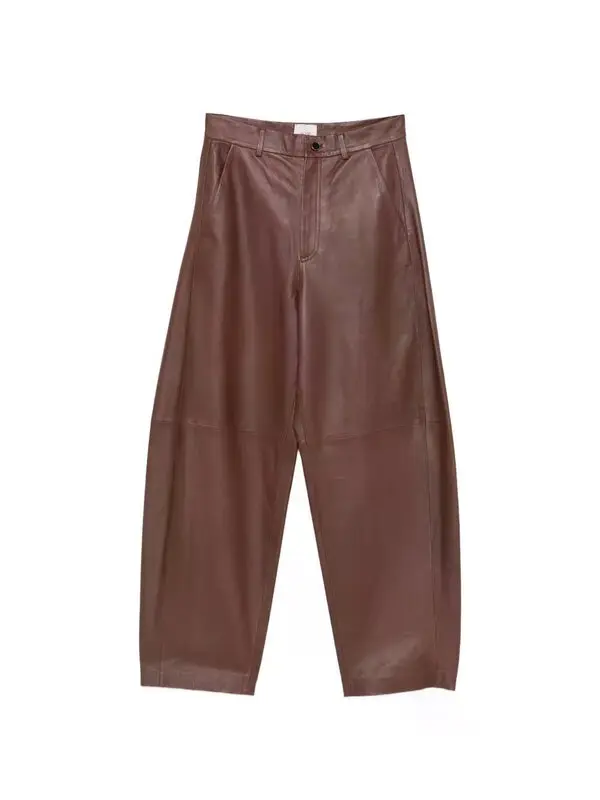 ALYSI Leather Trousers
