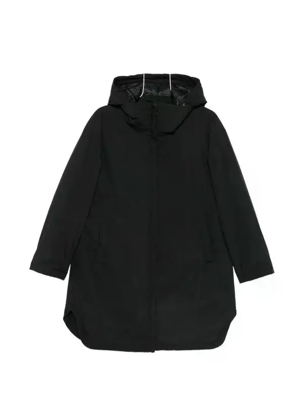 Herno Hooded Zip-up Jacket - Black