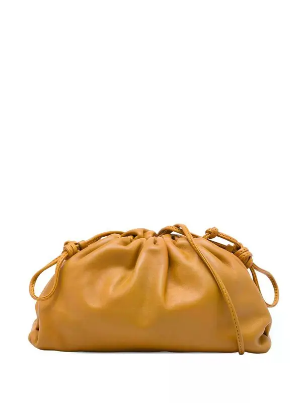 Bottega Veneta Lambskin The Mini Pouch Crossbody Bag - Brown