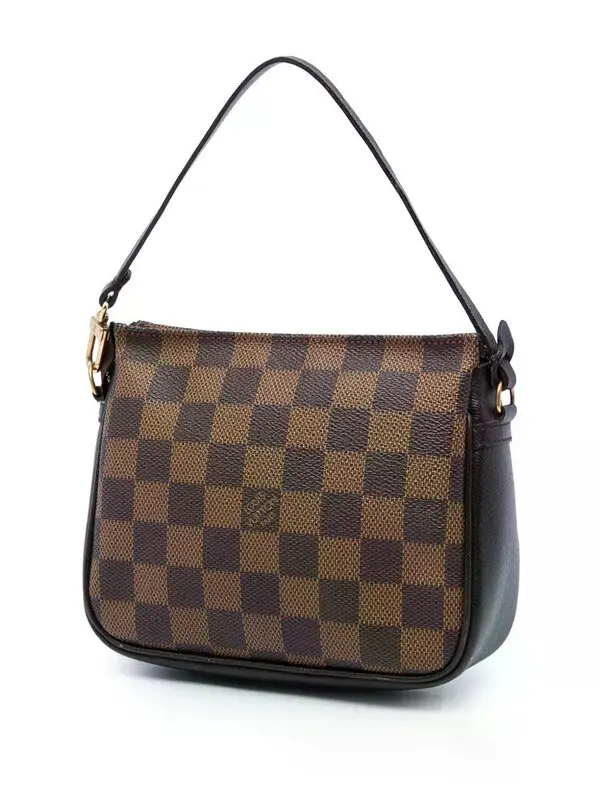 LOUIS VUITTON 1998 Damier Ebene Trousse Pochette Handbag