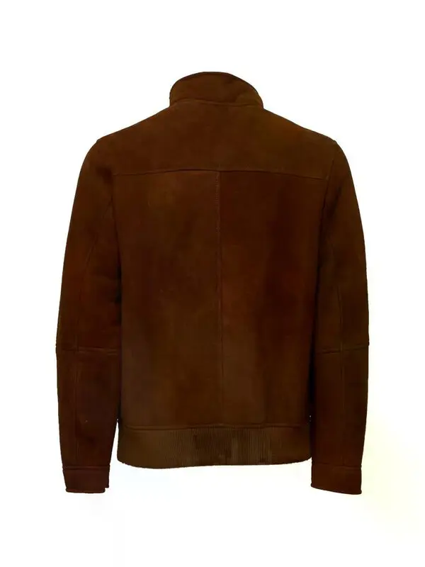 DONDUP Shearling Zip-up Jacket