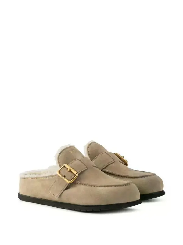 Prada Suede Mules