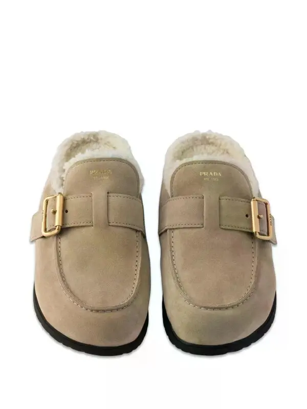 Prada Suede Mules