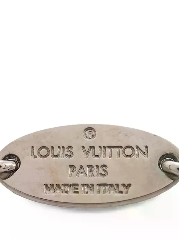 LOUIS VUITTON Essential V Supple Necklace - Silver