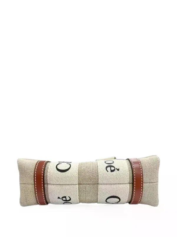 Chloé 2023 Mini Canvas Woody Satchel