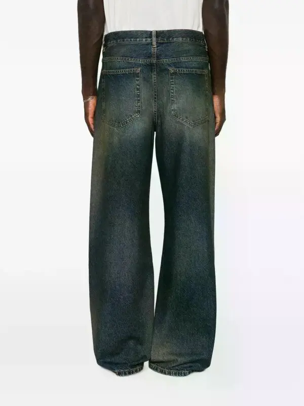 ANN DEMEULEMEESTER Faded Wide-leg Jeans