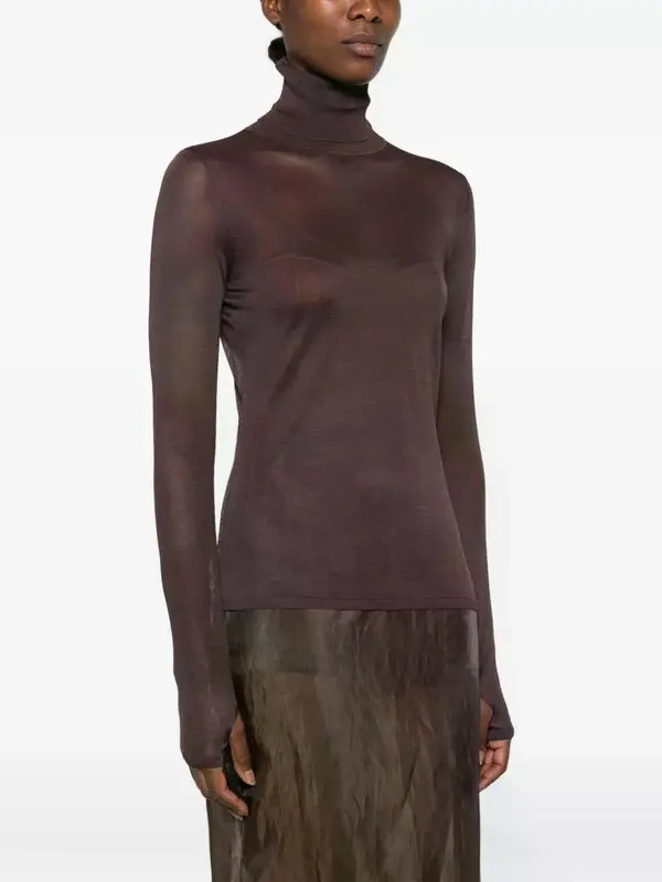 Zimmermann Fine-knit High-neck Sweater
