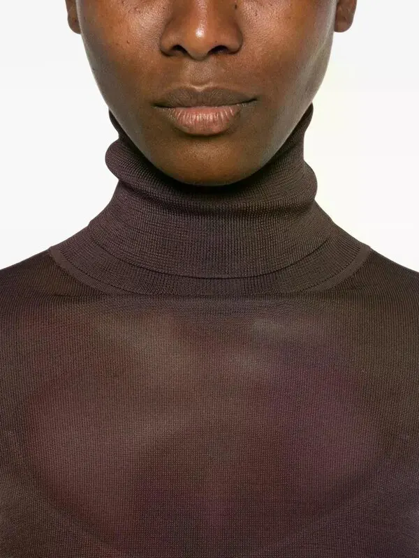 Zimmermann Fine-knit High-neck Sweater