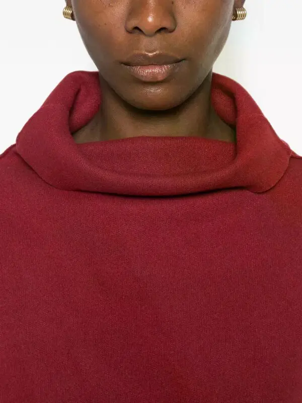 NIU Roll-neck Drop-shoulder Sweater