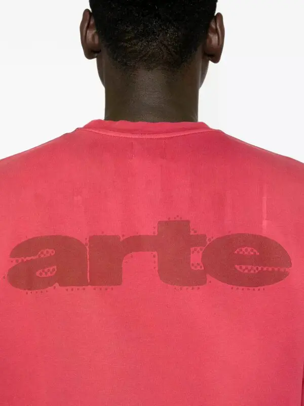 ARTE ANTWERP Logo-print Long-sleeve Top