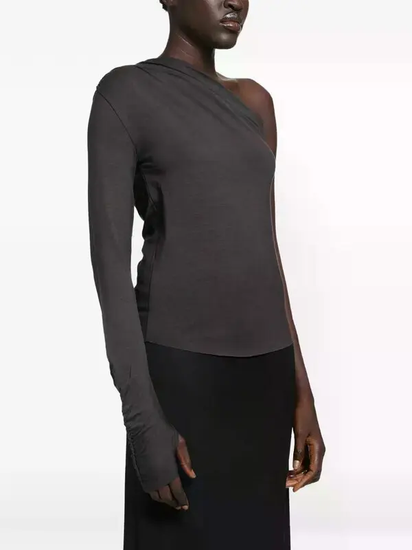 THOM KROM One-shoulder Draped Top