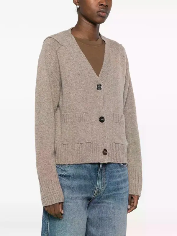 Eric Bompard Patch-pocket V-neck Cardigan