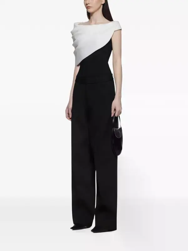 CHATS BY C.DAM Lidia Off-shoulder Draped Bodysuit