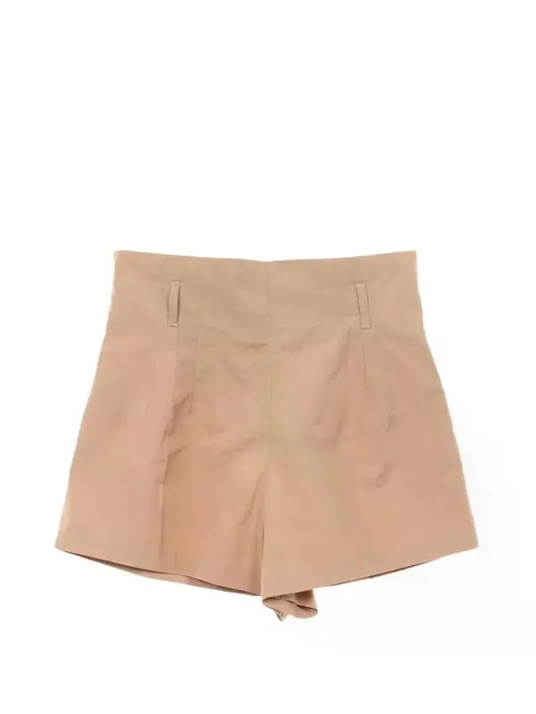 Prada Beige Cotton High-waisted Shorts