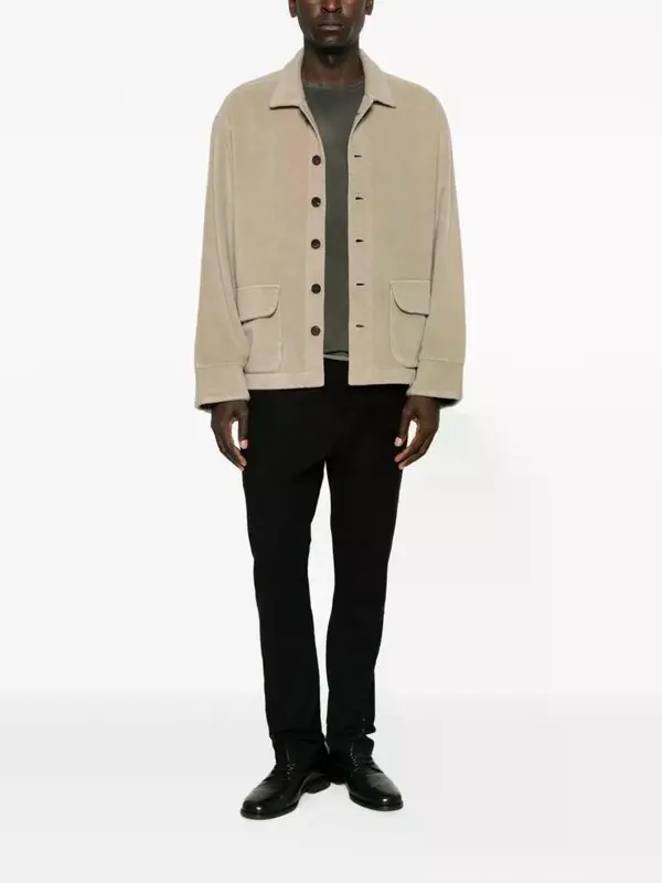 Avant Toi Button-up Flap-pocket Jacket