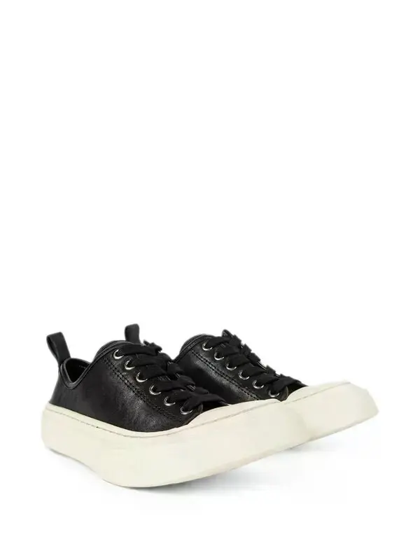 ANN DEMEULEMEESTER Grained Calf Leather Sneakers