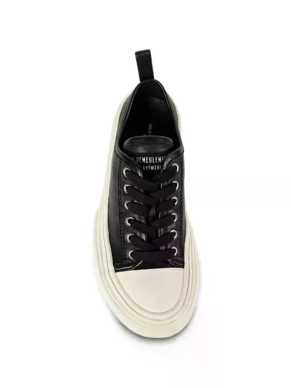 ANN DEMEULEMEESTER Grained Calf Leather Sneakers