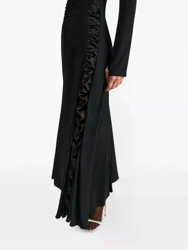 VIOLANTE NESSI Mengoni Ruched Maxi Dress