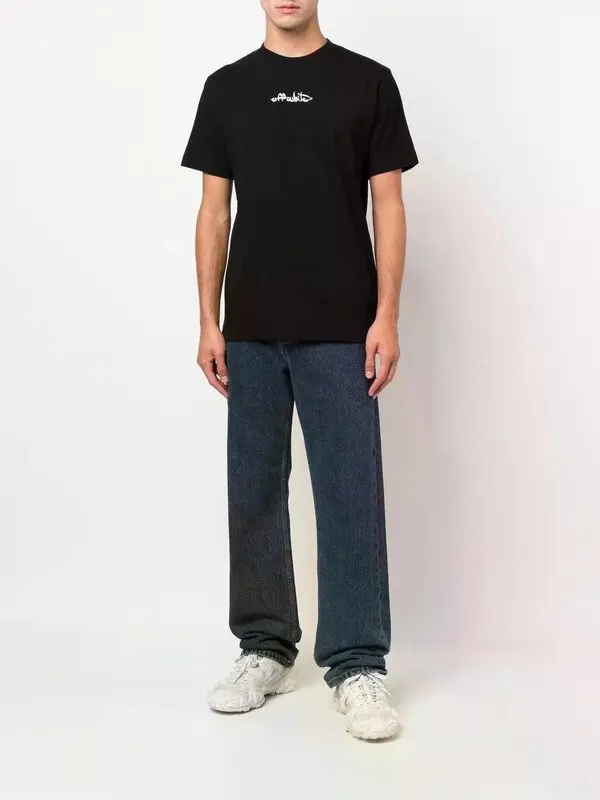 Off-White Logo-print Organic Cotton T-shirt