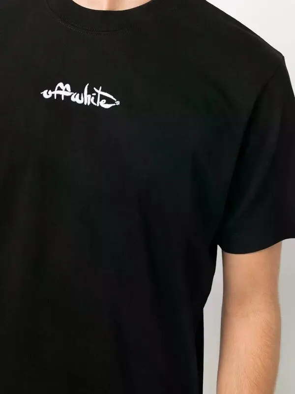 Off-White Logo-print Organic Cotton T-shirt