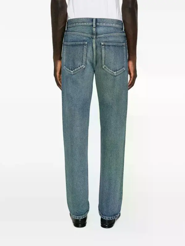 THE ROW Moe Faded Straight-leg Jeans