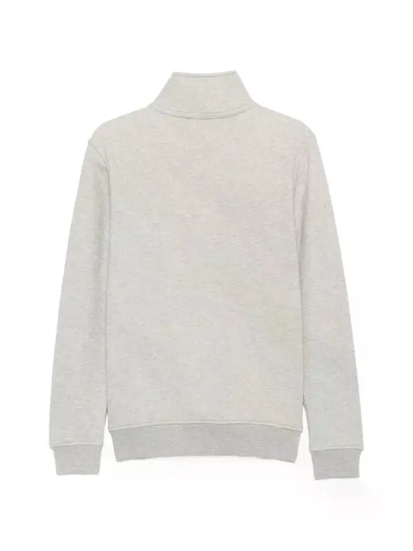 K-WAY Quarter-zip Logo-patch Sweatshirt