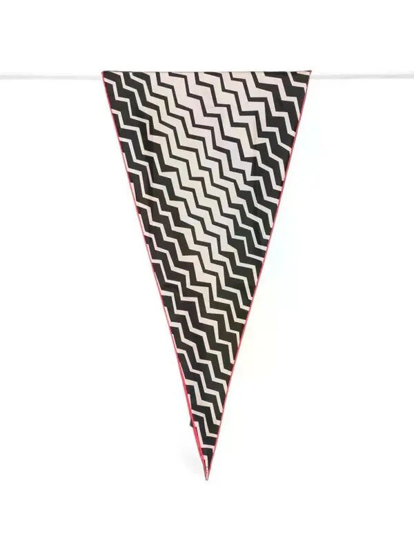 Missoni Zigzag-print Triangle Scarf