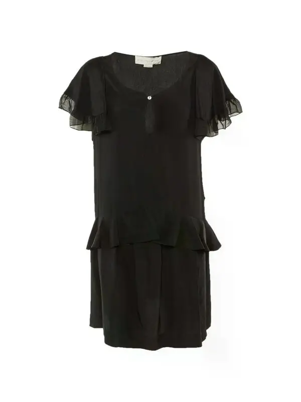 Stella McCartney Silk Mini Dress - Black