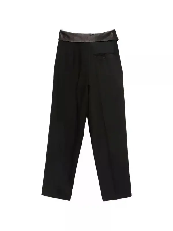 ALYSI Satin-waistband Trousers