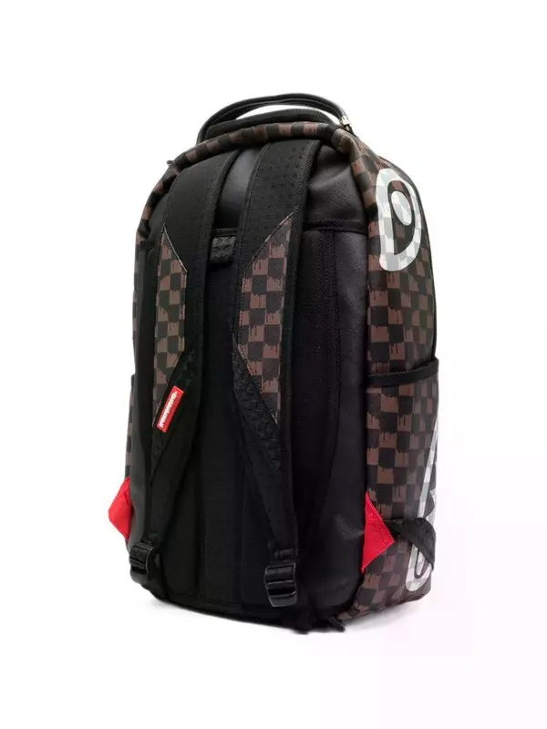 SPRAYGROUND Checkerboard-print Shark Backpack