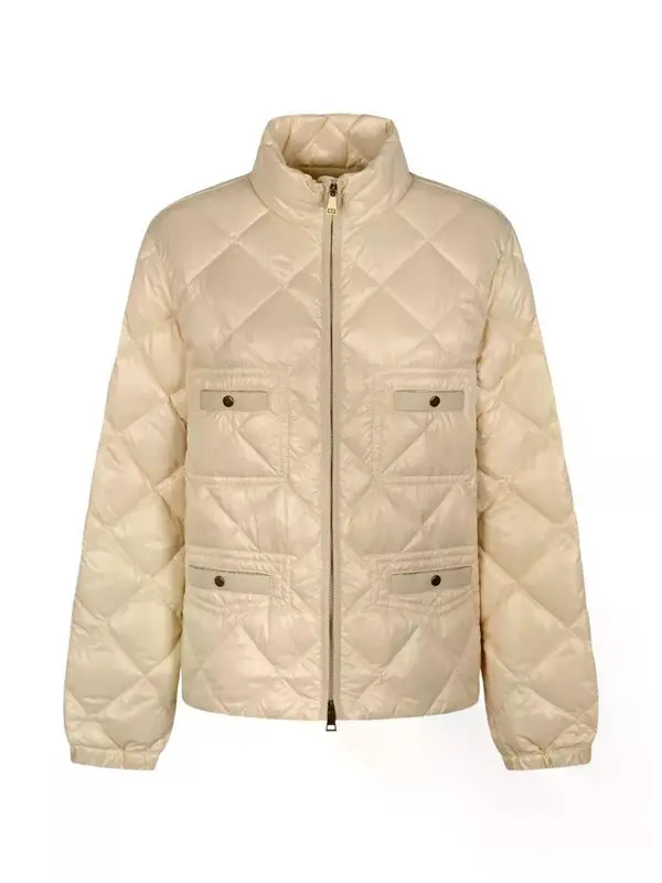 Moncler Lavaret Short Down Jacket - Neutrals