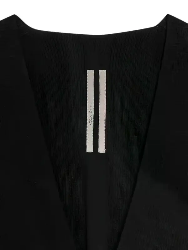 Rick Owens Knitted V-neck Sleeveless Sweater