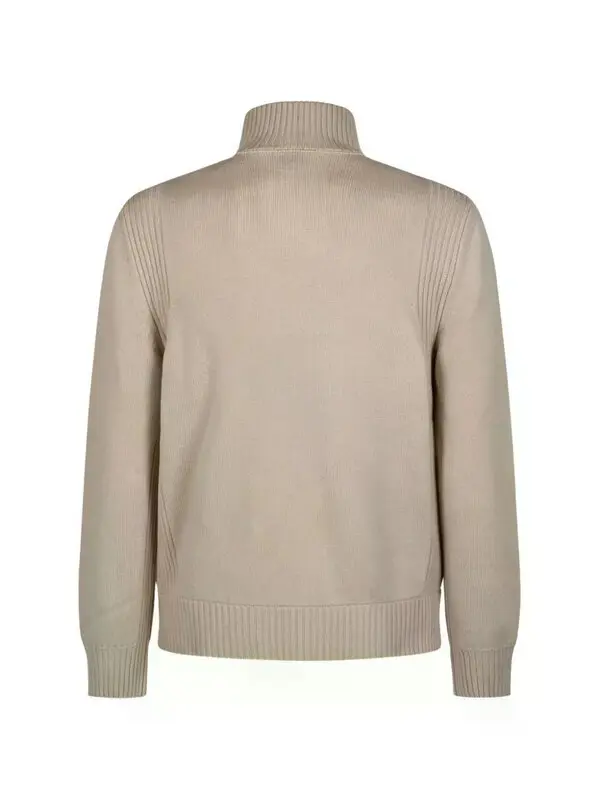 Moncler Padded Wool Zip-up Cardigan