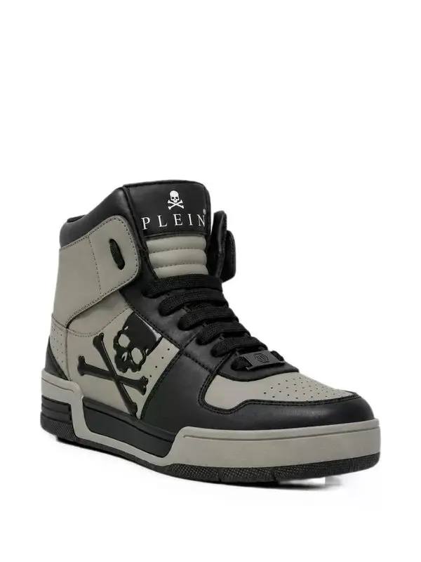 Philipp Plein Notorius High-top Sneakers - Grey