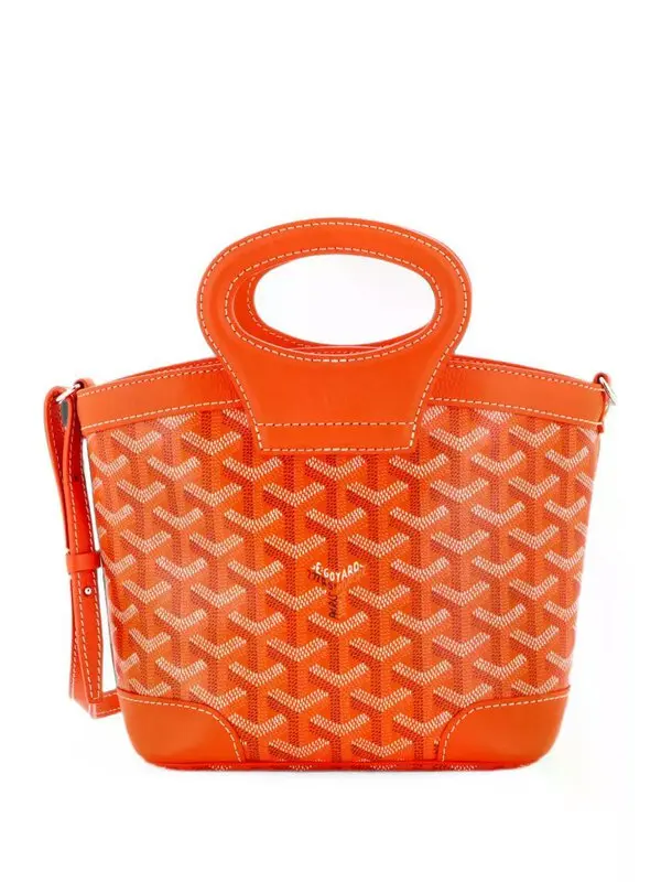 Goyard Beluga Mini Tote Bag In Coated Canvas - Orange