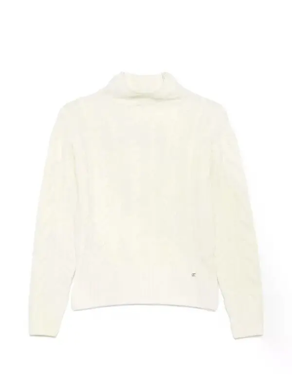 Herno Cable-knit Roll-neck Sweater
