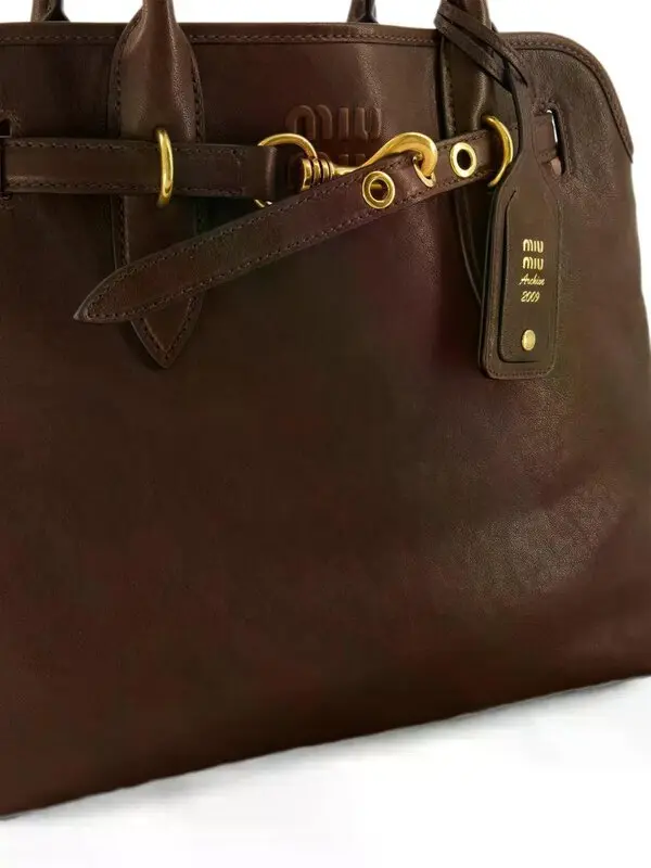 Miu Miu Aventure Nappa Leather Bag