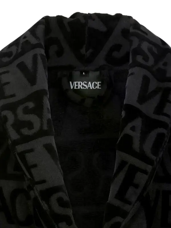 Versace Logo-print Dressing Gown