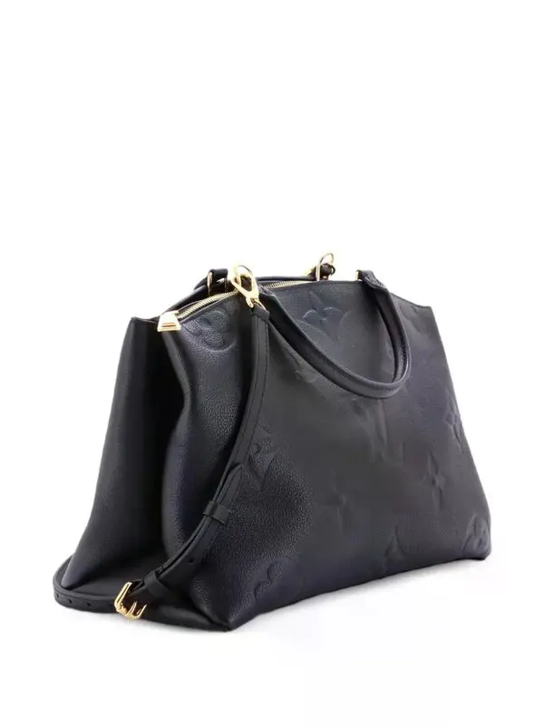 LOUIS VUITTON Grand Palais Handbag Monogram Empreinte Giant Shoulder Bag - Black