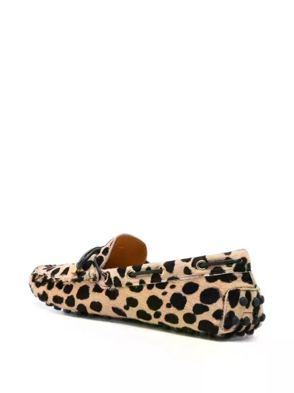TOD'S Animalier Gommino Loafers