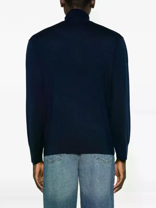 LANEUS Roll-neck Wool Sweater