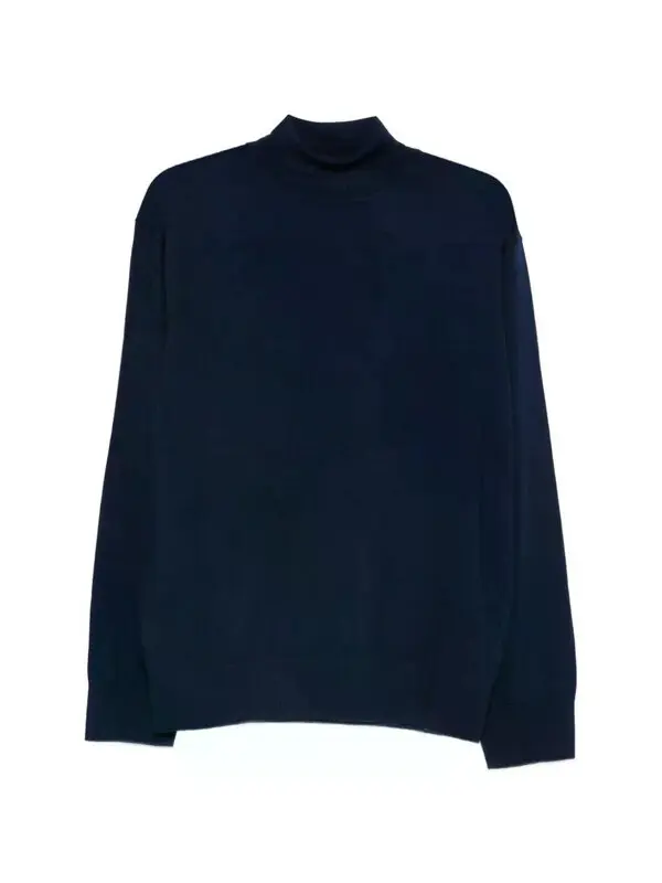 LANEUS Wool Roll Neck Sweater
