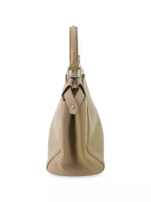Fendi 2010-2026 Mini Leather Iconic Peekaboo Satchel