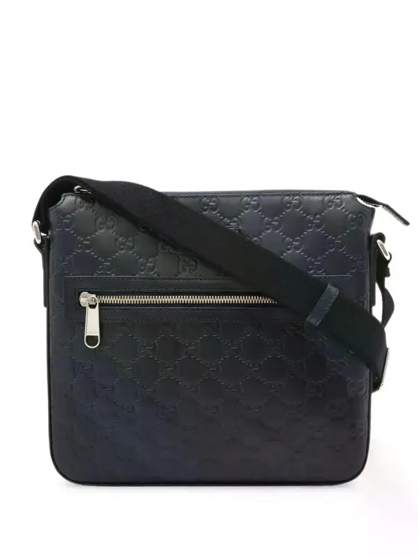 Gucci Embossed Leather Crossbody Bag