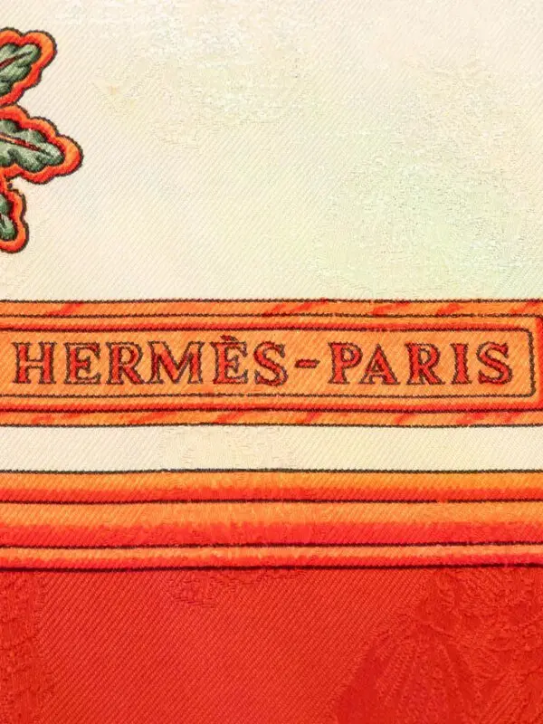 Hermès 1990-2010 Joies D Hiver Silk Scarf 90 Scarves - White