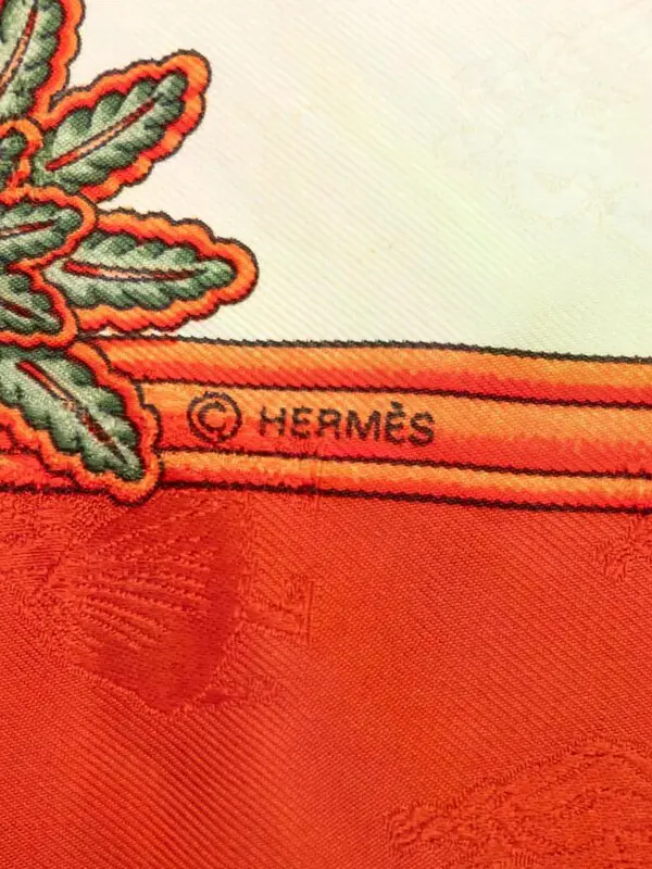 Hermès 1990-2010 Joies D Hiver Silk Scarf 90 Scarves - White