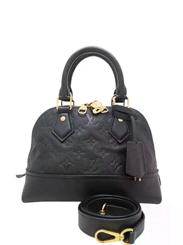 LOUIS VUITTON 2021-2026 Monogram Empreinte Neo Alma Bb Satchel - Black