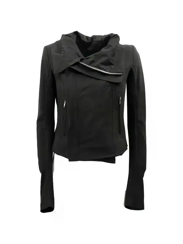 Rick Owens Asymmetric-zip Funnel-neck Jacket
